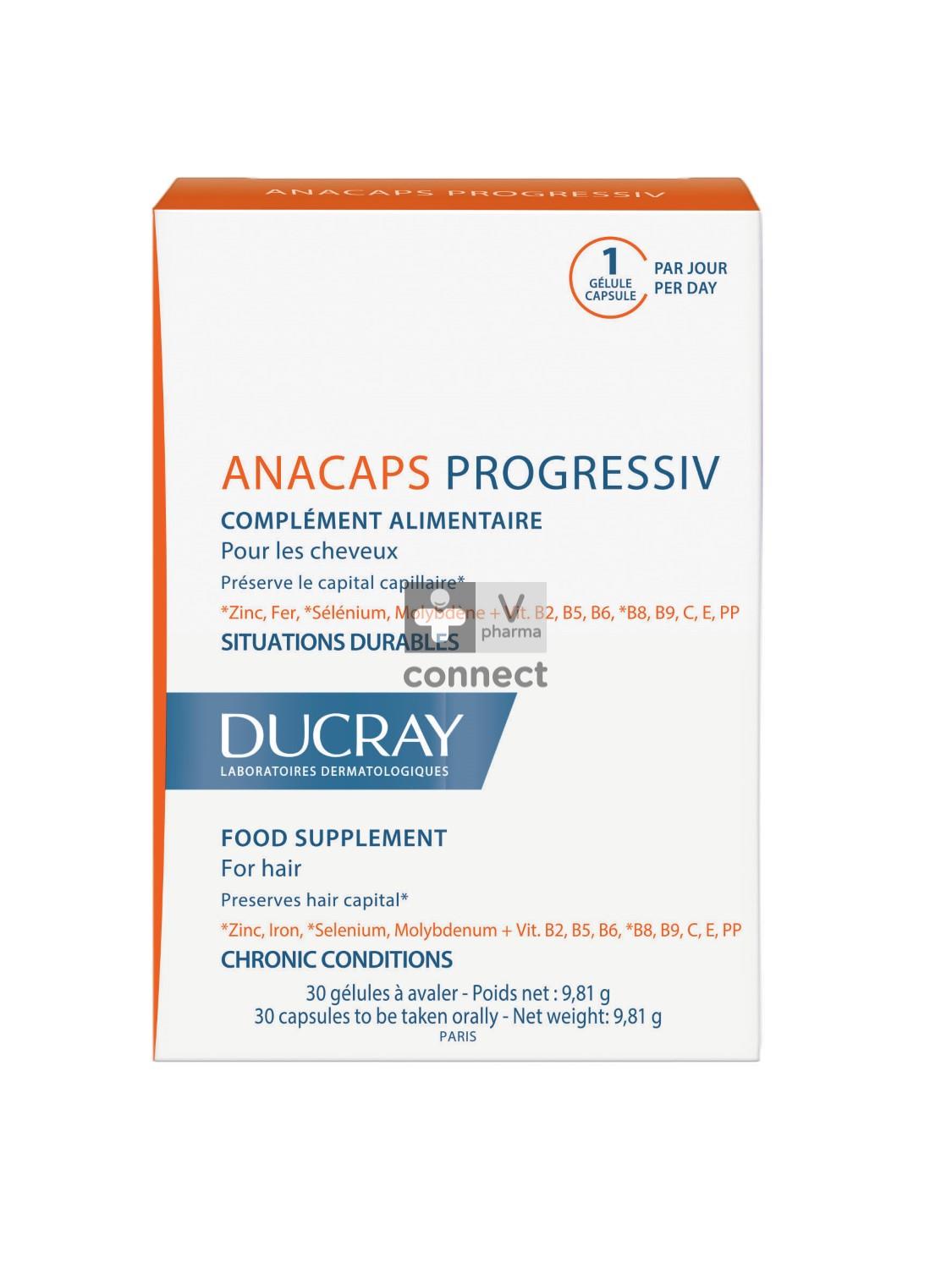 Ducray Anacaps Progressiv 30 Capsules
