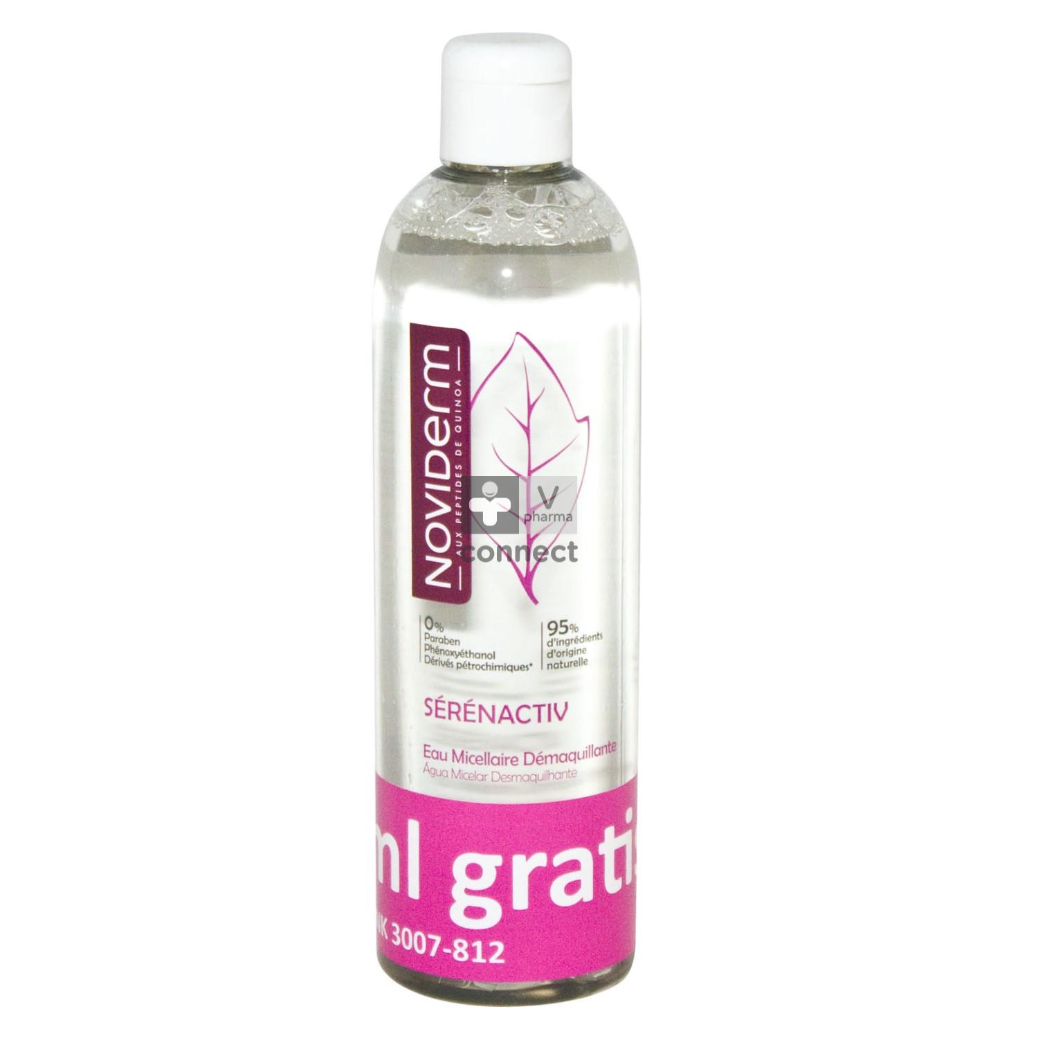 Noviderm Serenactiv Eau Micellaire 400 ml + Promo 100 ml Gratis
