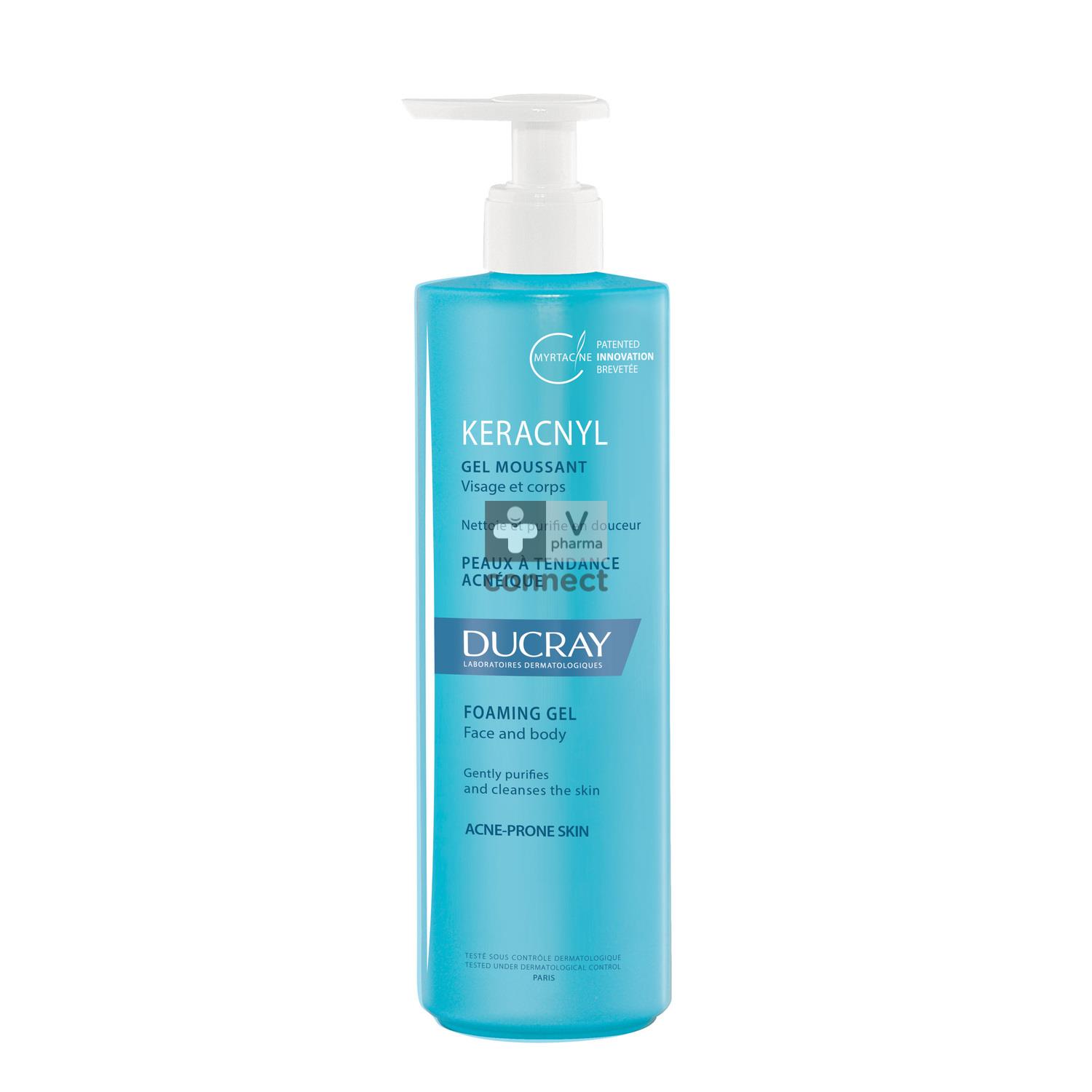 Ducray Keracnyl Gel Moussant 400 ml