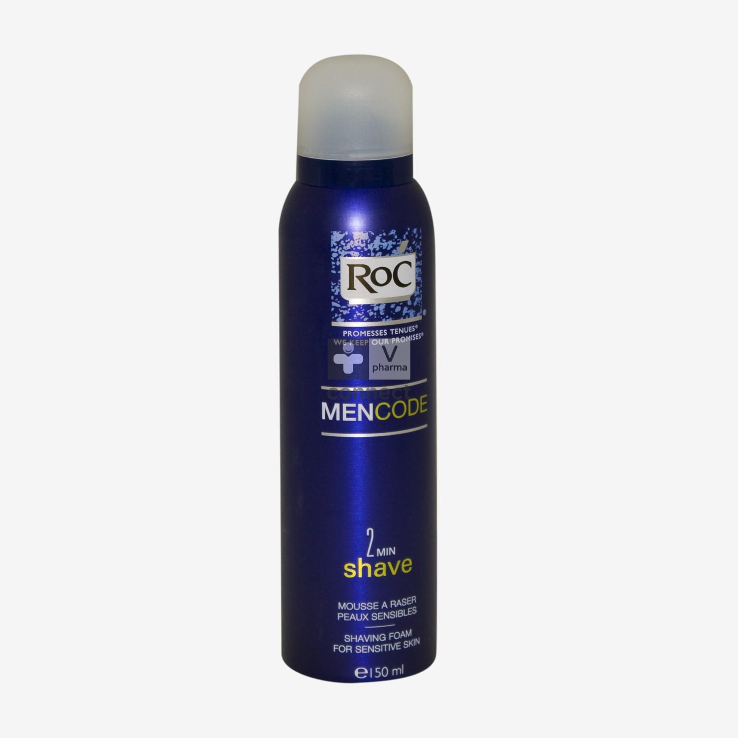 Roc Men Mousse Rasage Dermo Apaisante 150ml