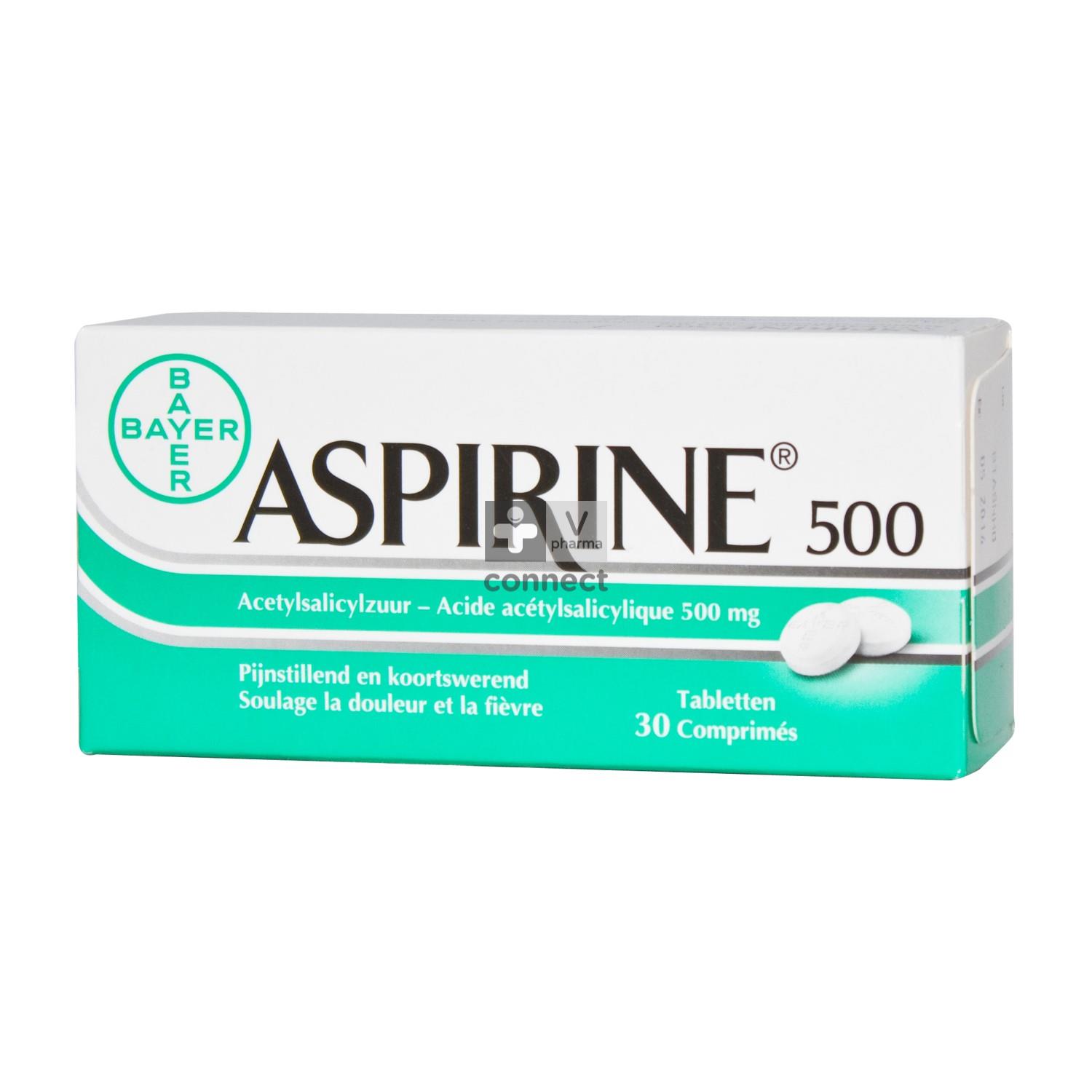Aspirine 500 Mg 30 Comprimes