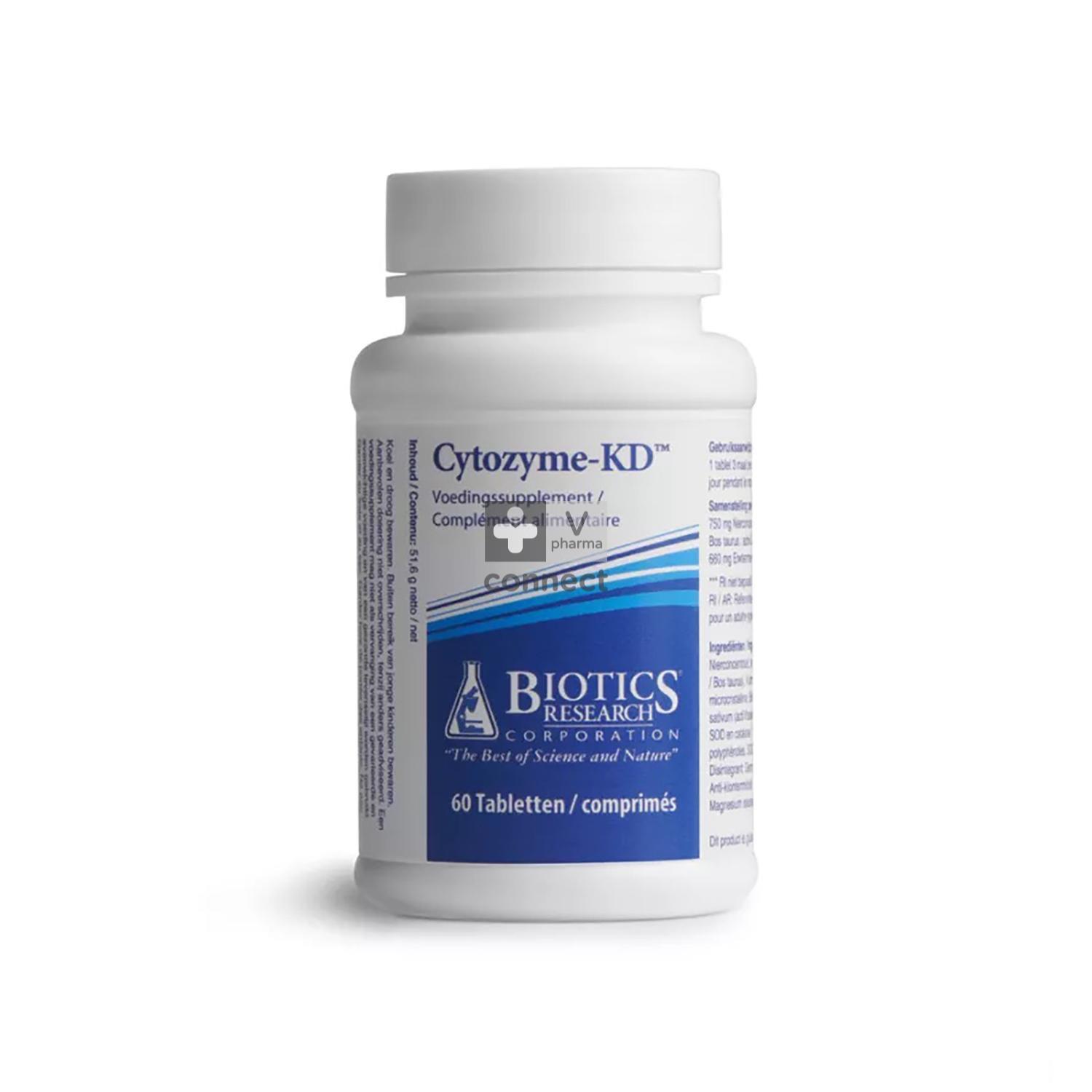 Biotics Cytozyme KD 60 Comprimés