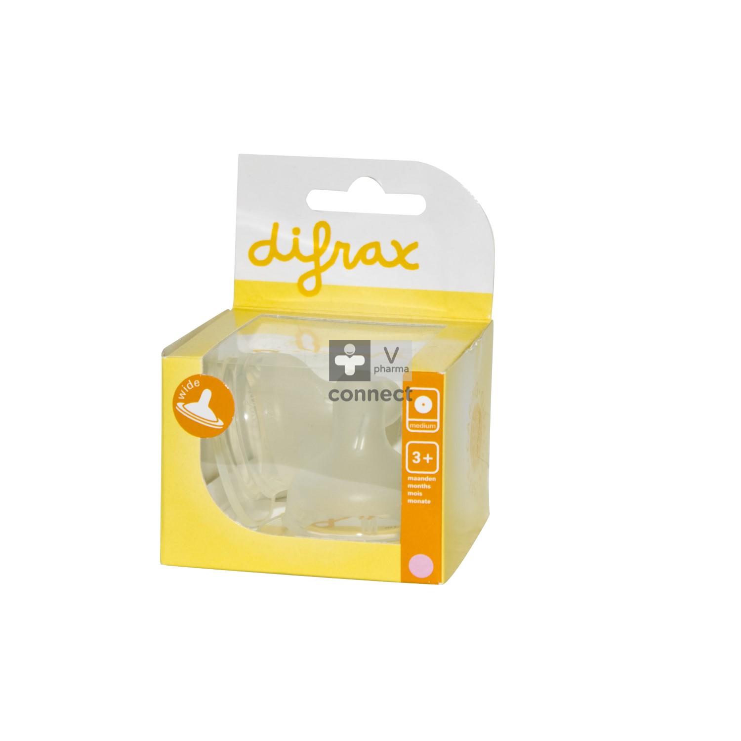Difrax Tetine Large M 2 Pièces