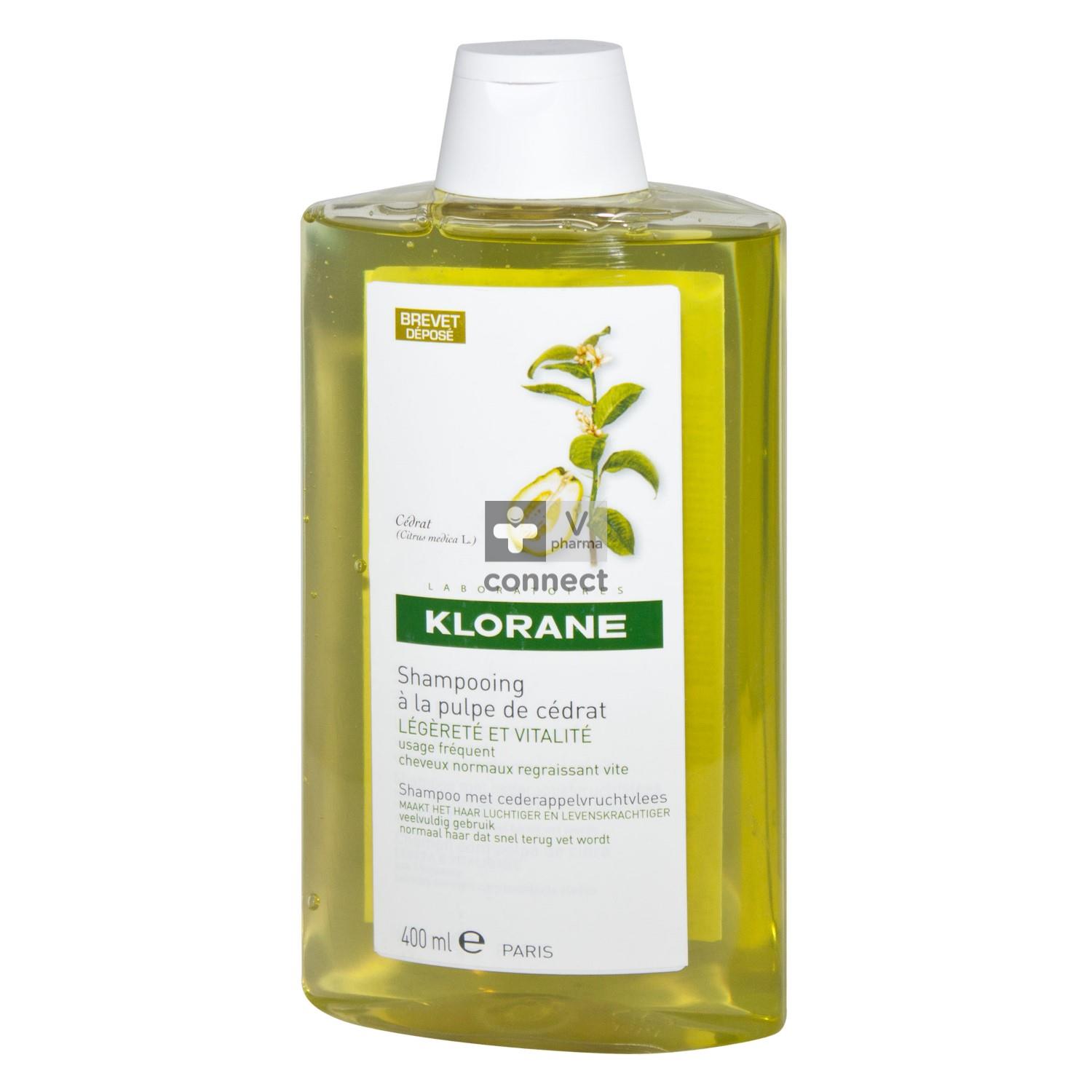 Klorane Shampooing Cedrat Brillance 400 ml