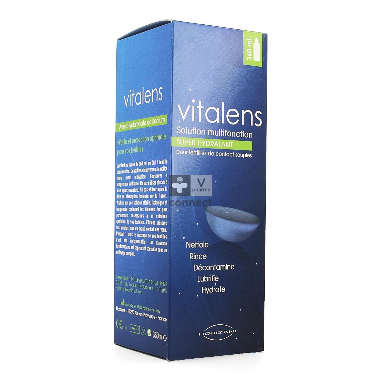 Vitalens Solution Pour Lentilles 360 ml