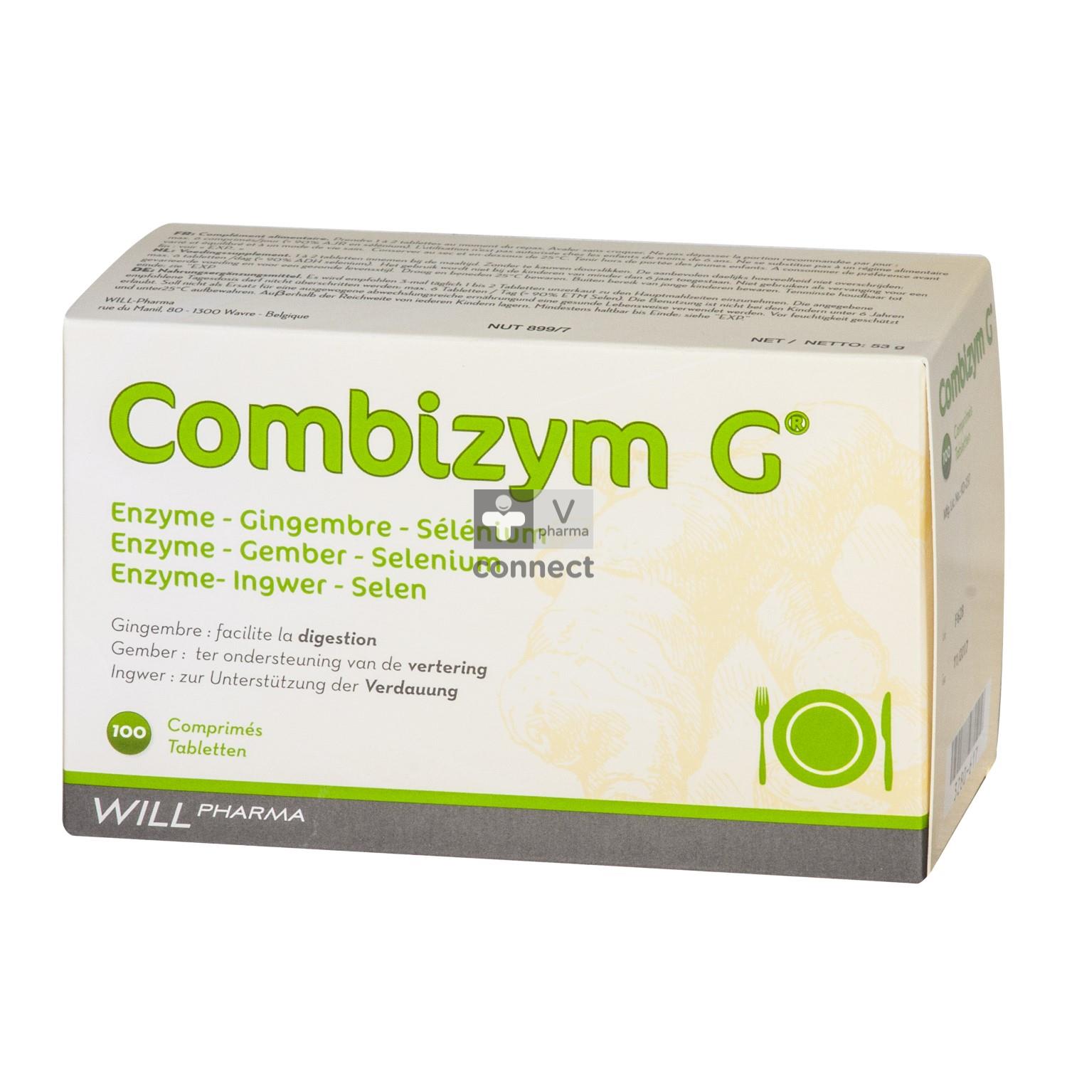 Combizym G 100 Comprimés