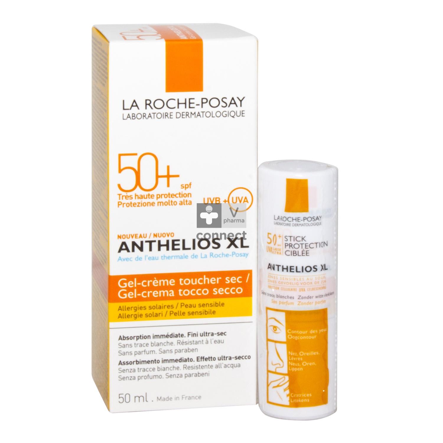 La Roche Posay Anthelios Dry Touch SPF50+ 50 ml + Stick Zones Sensibles ...