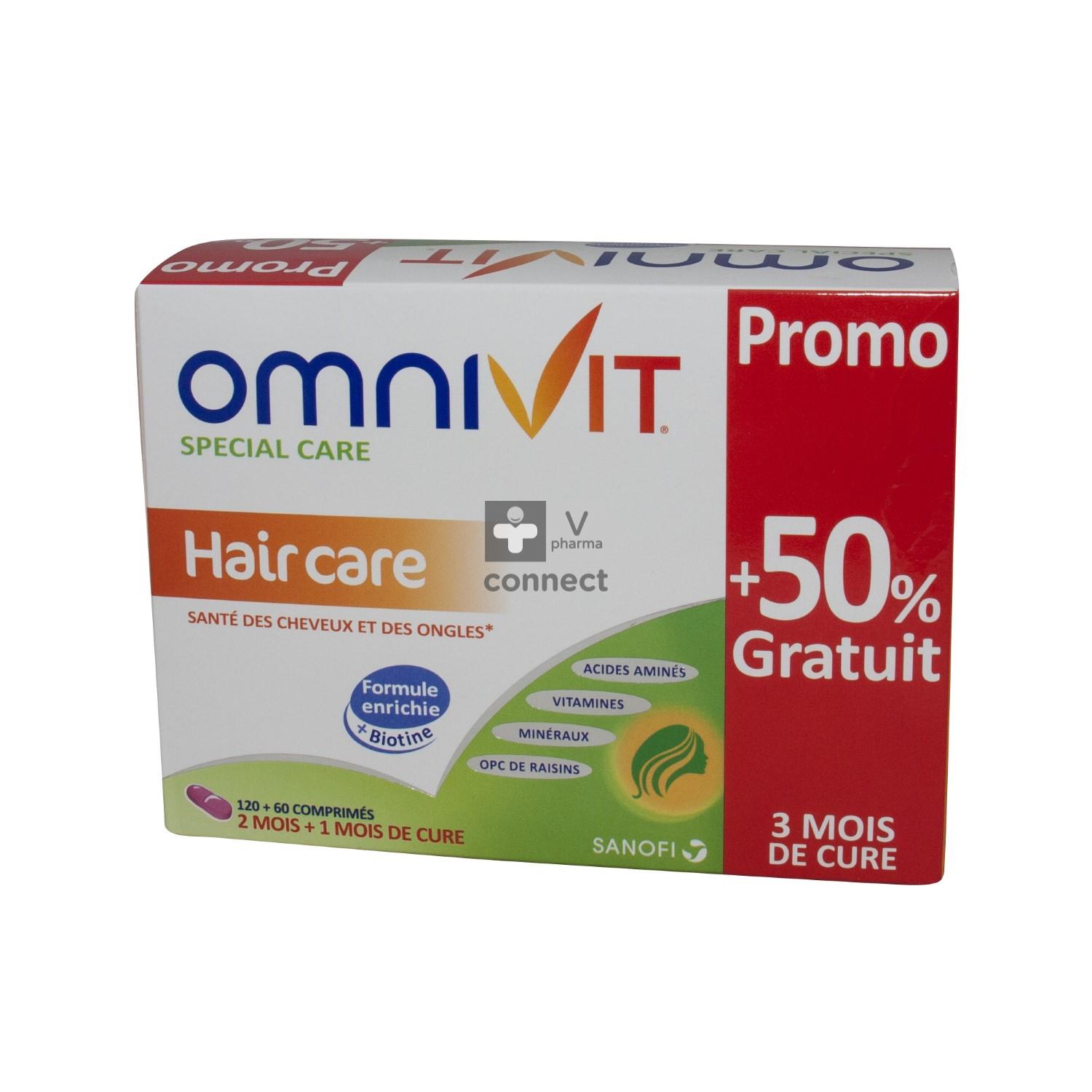 Omnivit Cheveux 240 + 120 Comprimés Prix Promo