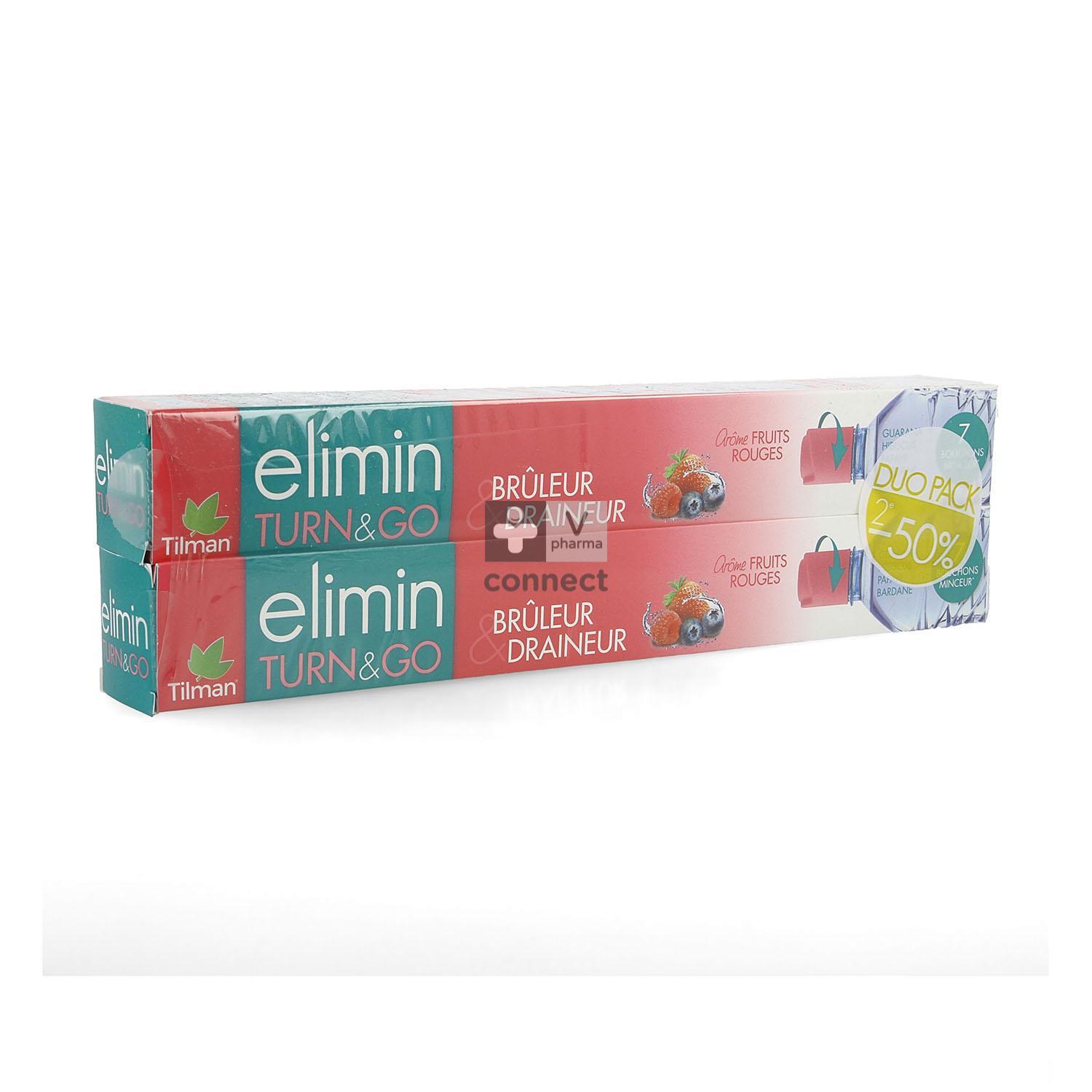 Elimin Turn & Go Fruits Rouges Duopack 2 x 7 Bouchons