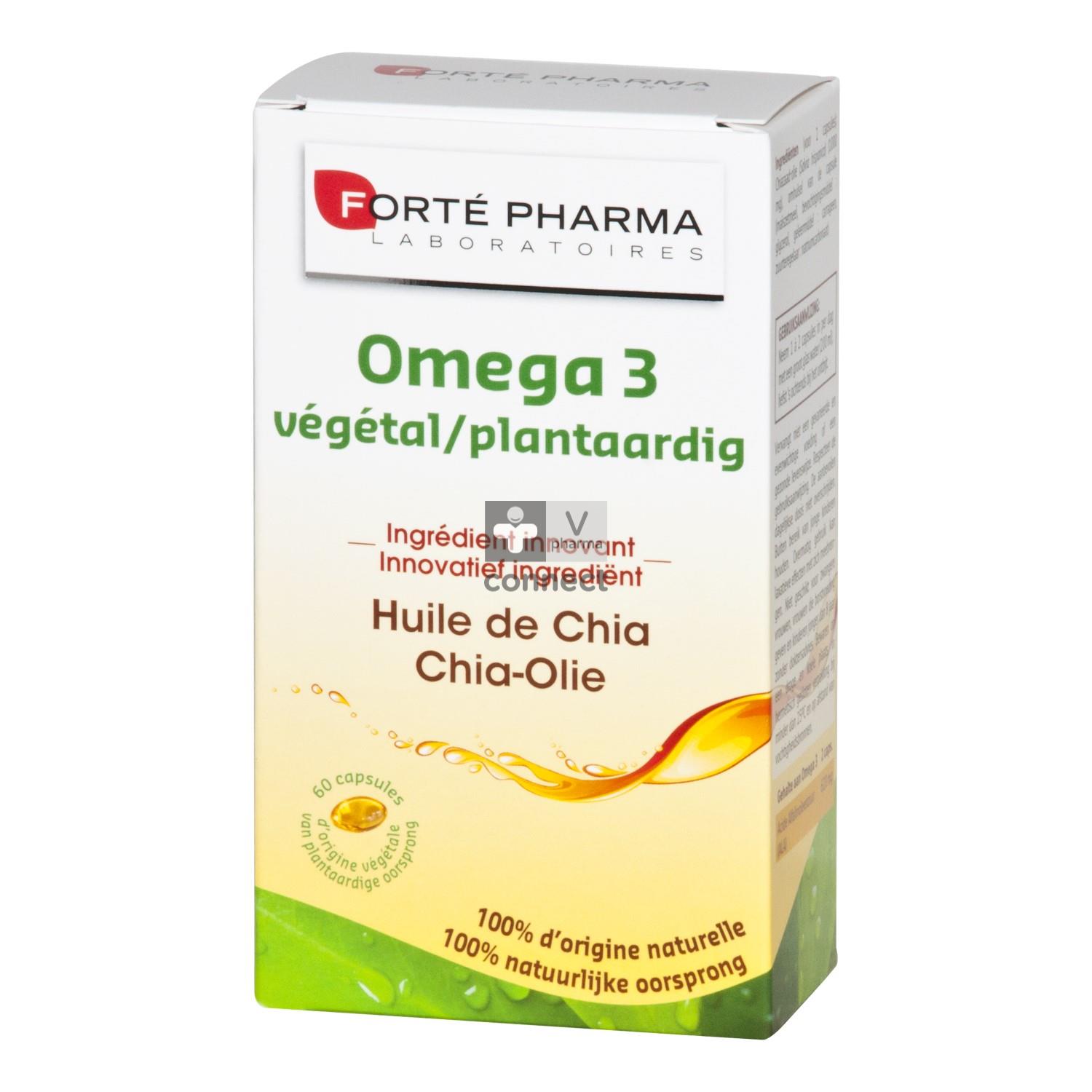 Forte Omega 3 Végétal 60 Capsules