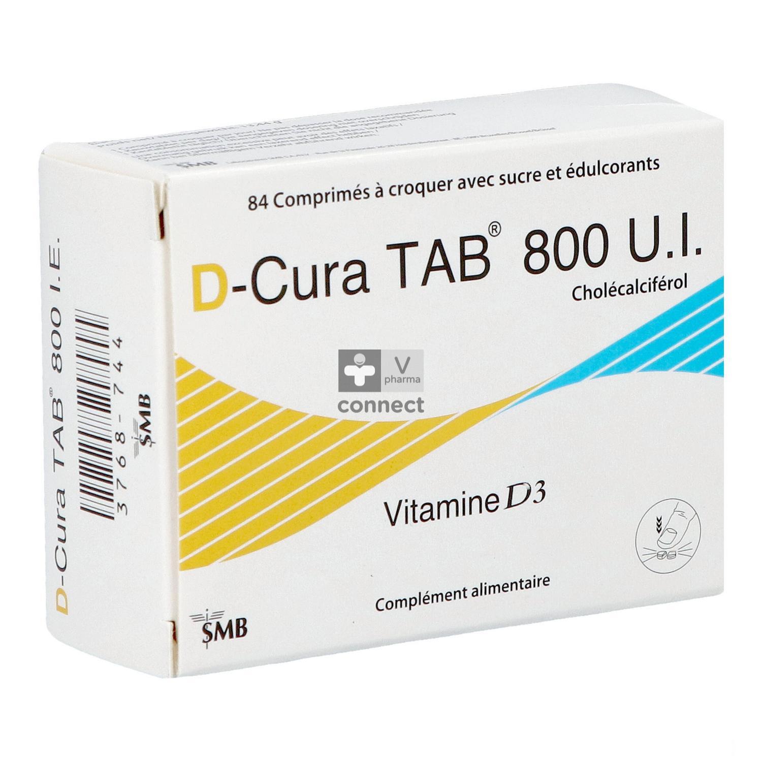 D-Cura Tab 800 84 Comprimés A Croquer