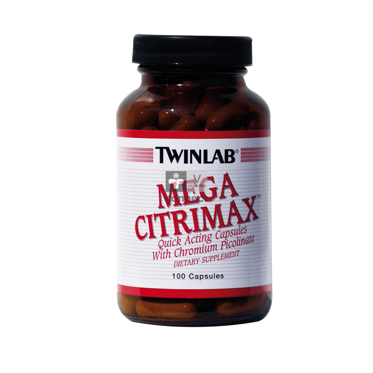 Twinlab Mega Citrimax 100 Capsules