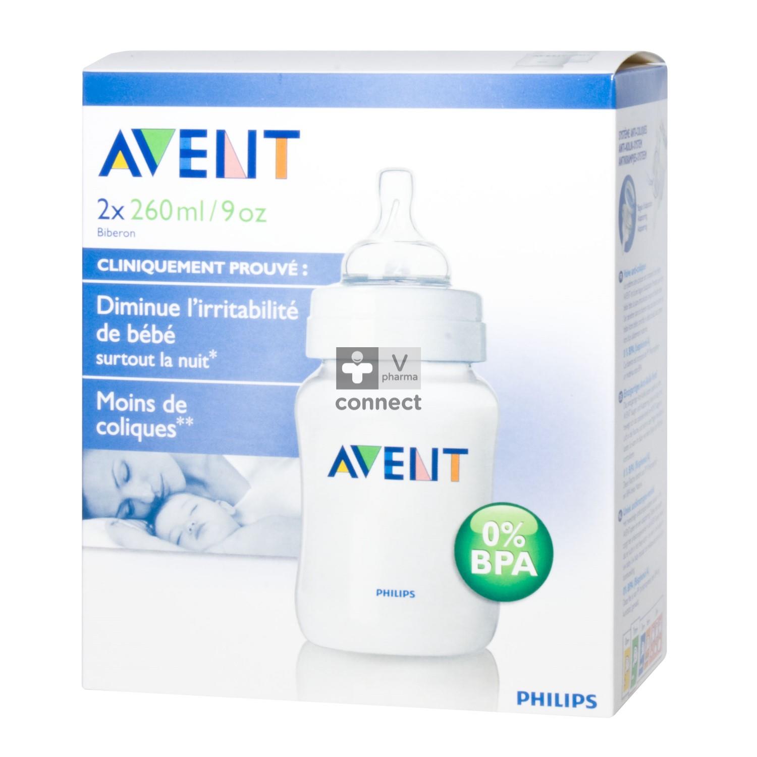 Avent Biberon PP Sans Bpa 260 ml 2 Pièces