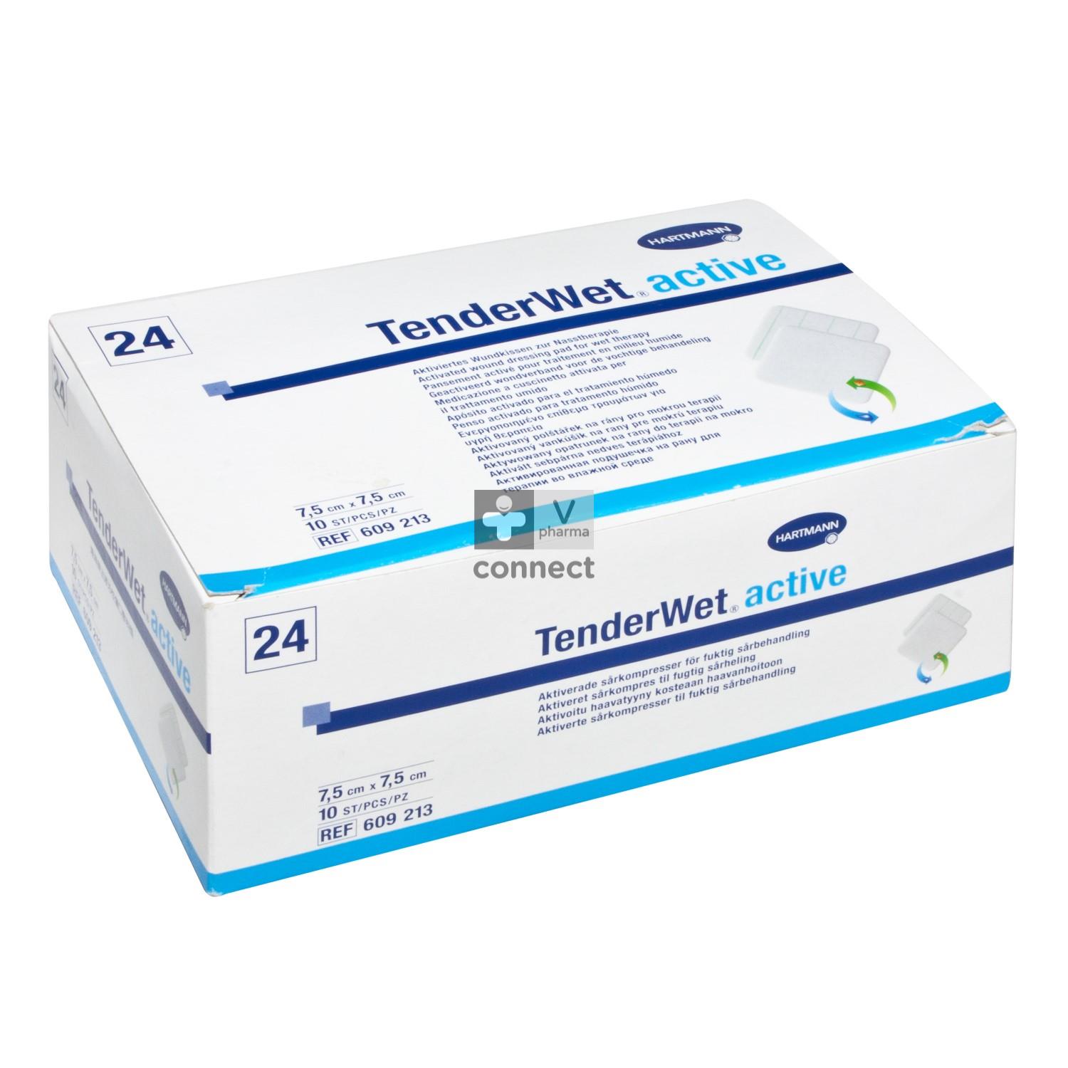 Tenderwet 24 Active 7.5X 7.5 10 Pièces