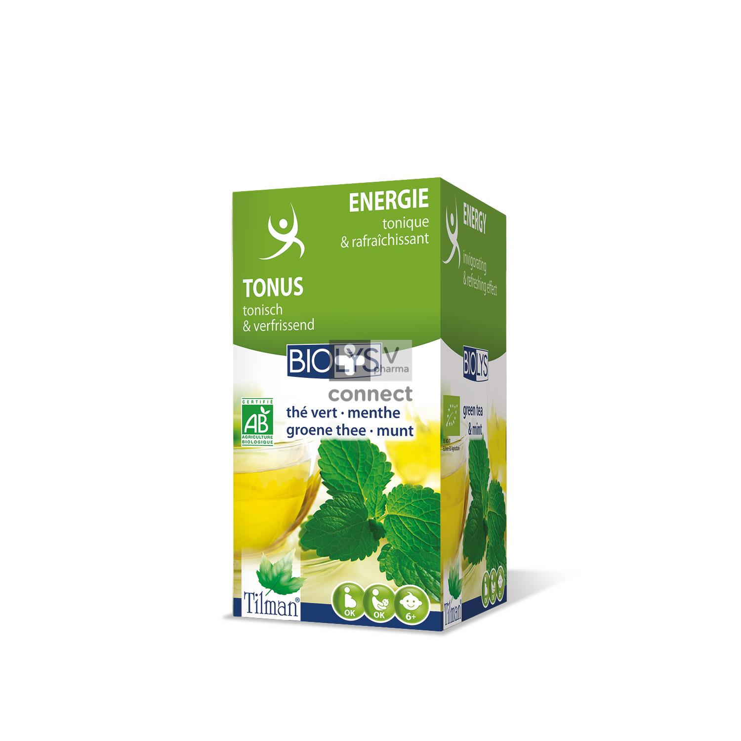 Biolys Tisane Thé Vert/Menthe 20 Infusettes