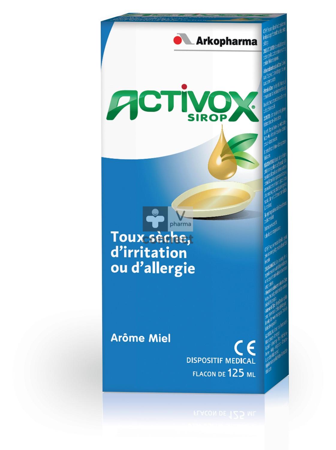Activox Sirop Toux Sèche 125 ml