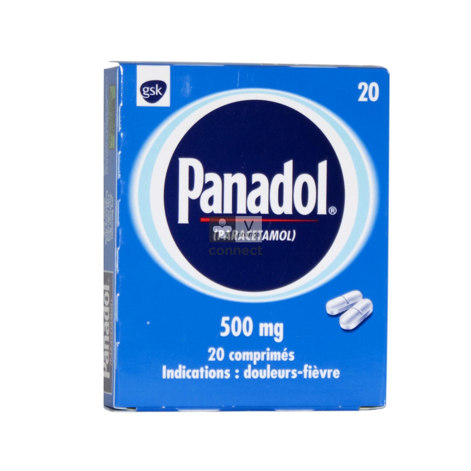 Panadol 500 mg 20 Comprimés