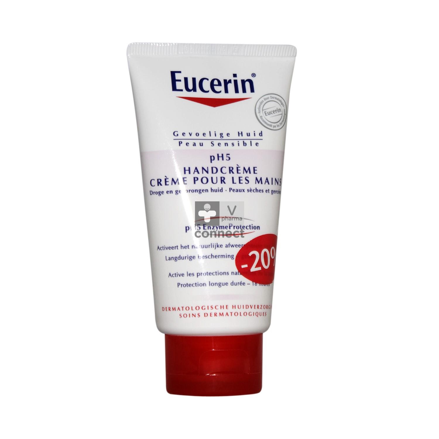Eucerin PH5 Creme Pour les Mains 75 ml Prix Promo - 20 %