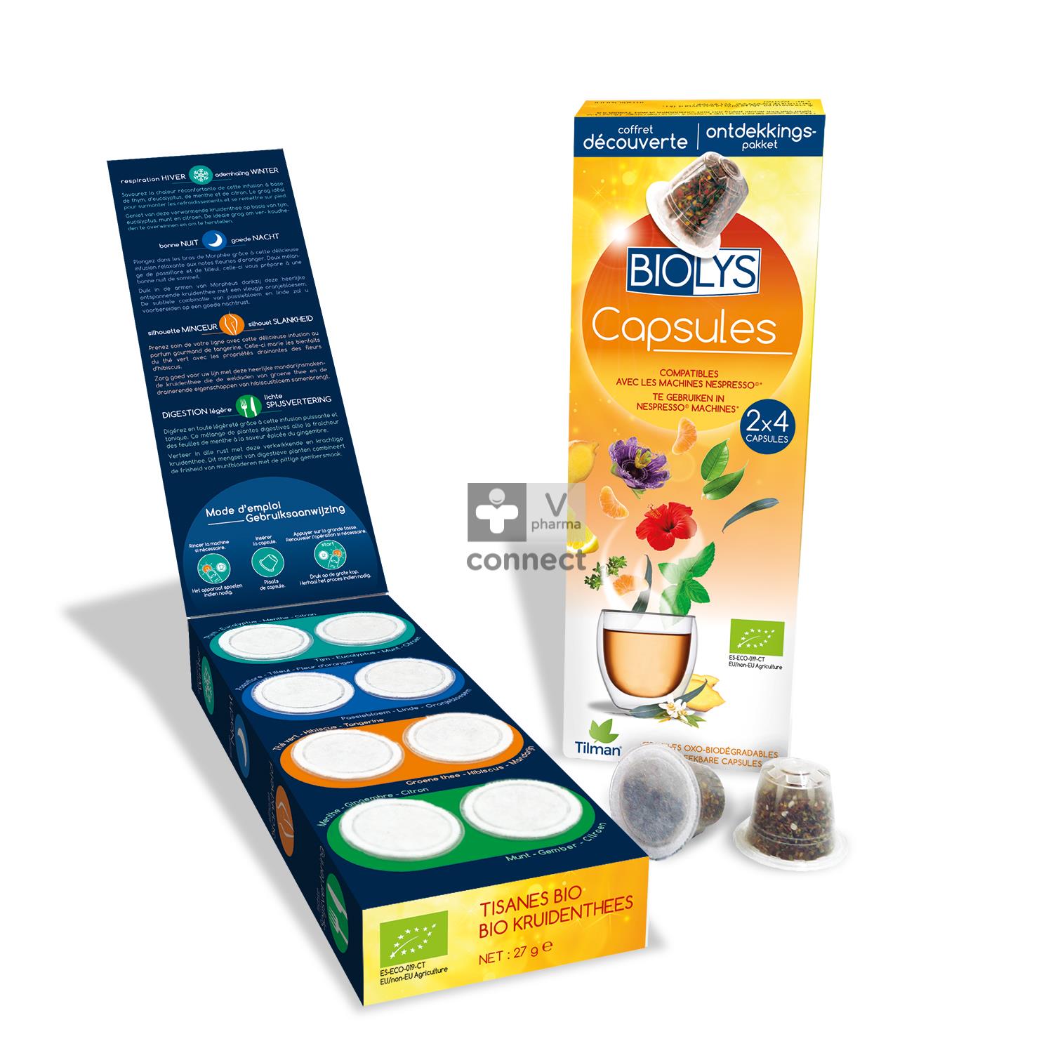 Biolys Capsules Coffret Decouverte 8 Capsules