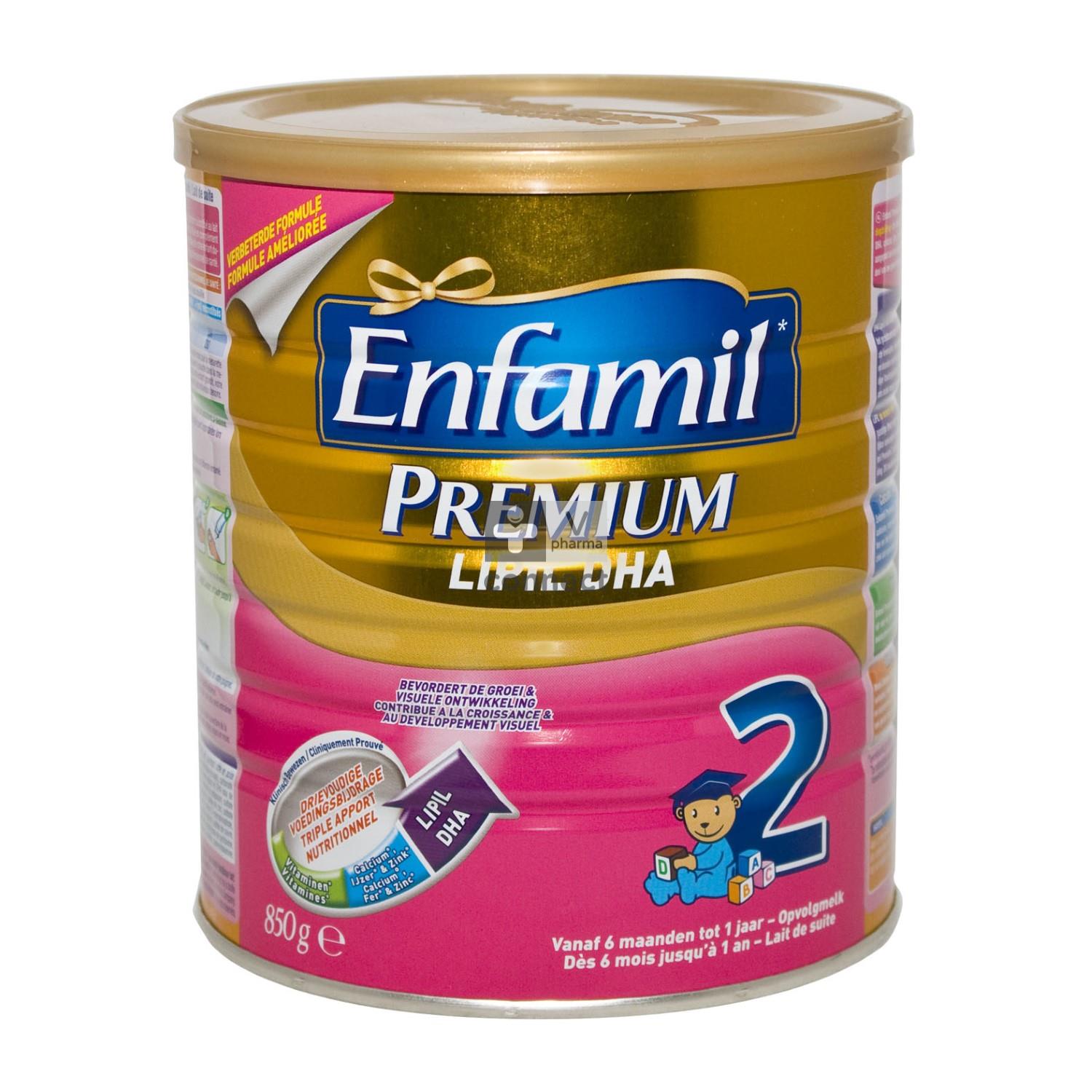 Enfamil Premium 2 Lipil DHA Poudre 850 Gr