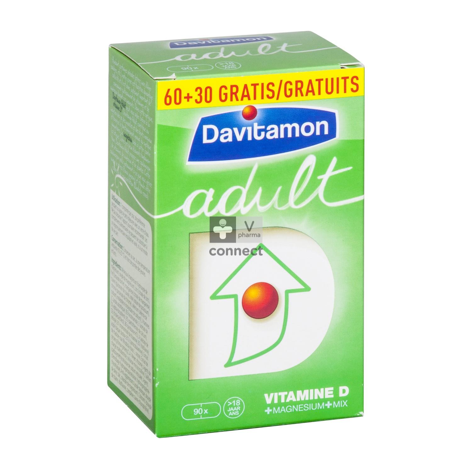 Davitamon Adulte 60 Comprimés + 30 Gratuits