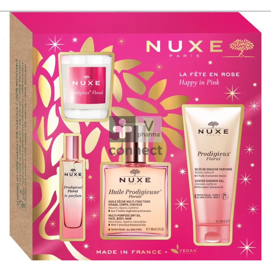 Nuxe Coffret La Fete En Rose 4 Produits