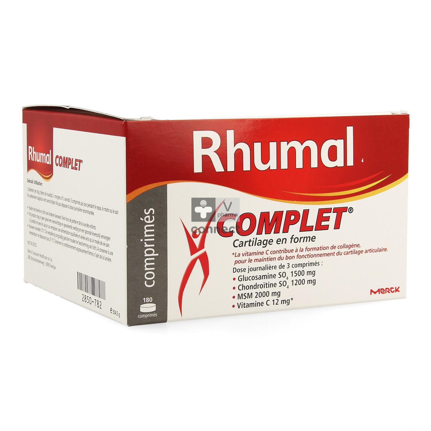 Rhumal Complet 180 Comprimés