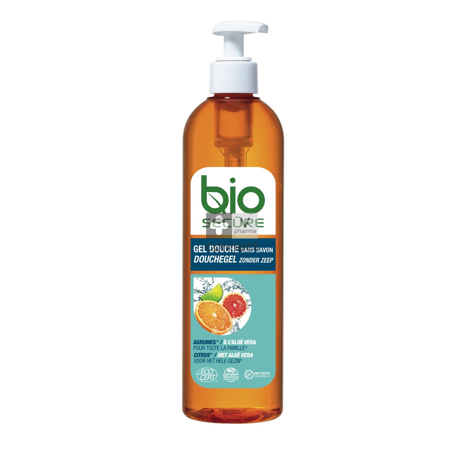 Bio Secure Gel Douche Sans Savon Agrumes 400 ml