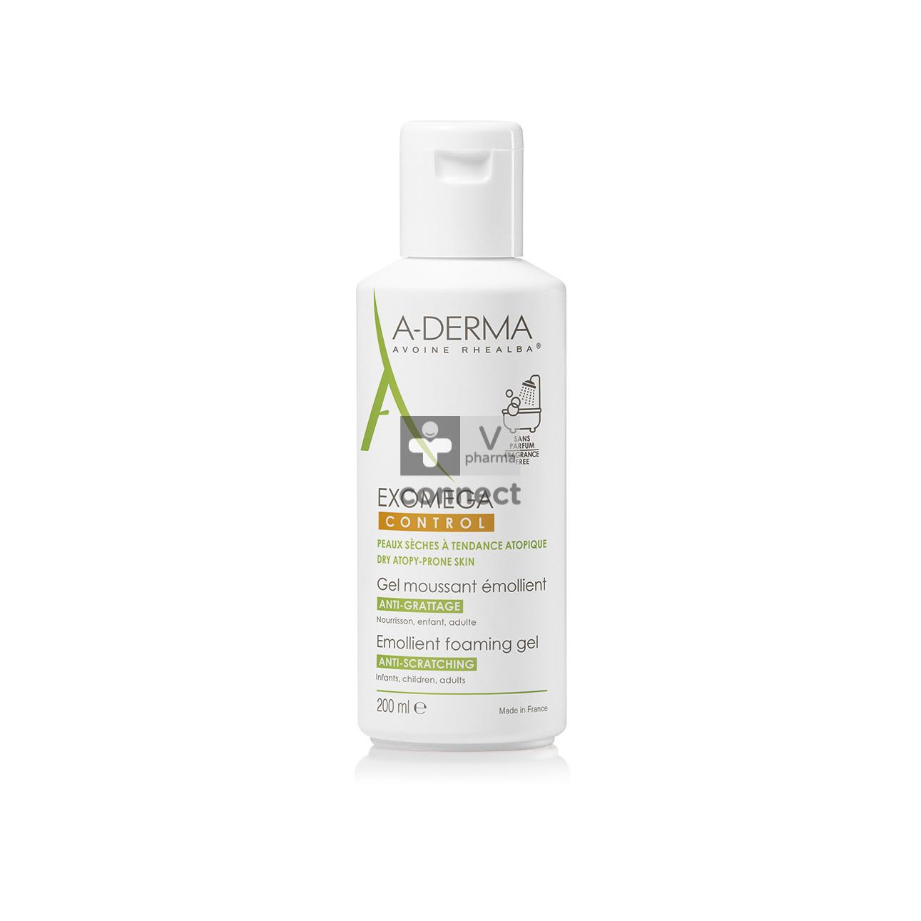 Aderma Exomega Control Gel Moussant Emollient 200 ml