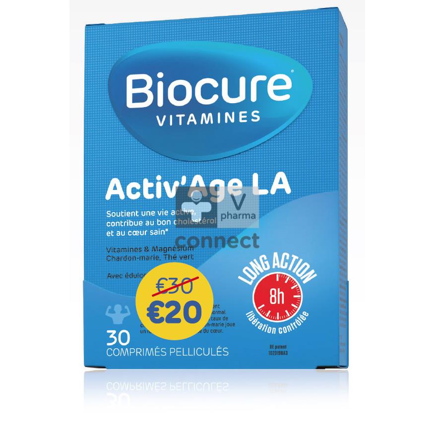 Biocure Activ Age LA 30 Comprimés