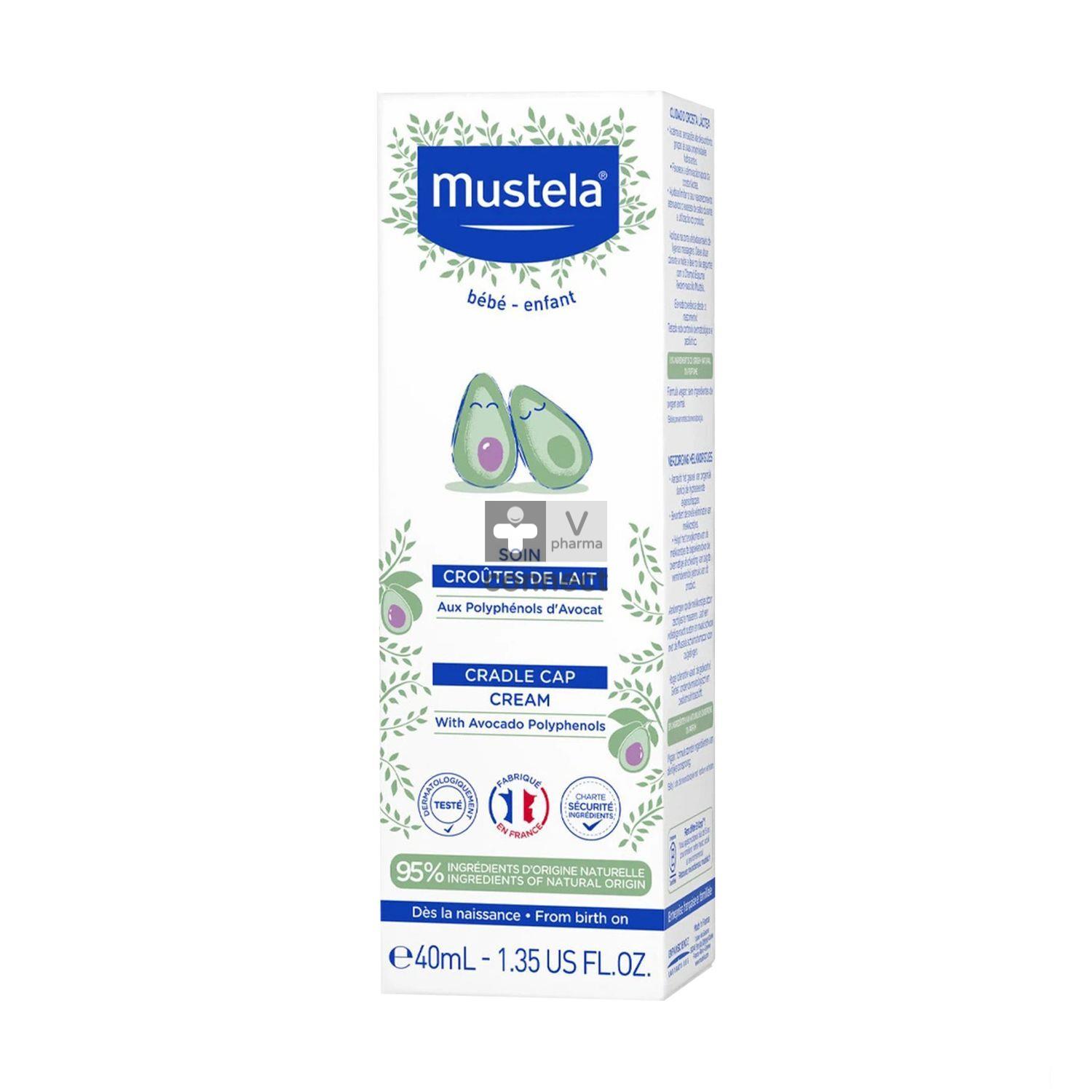 Mustela Bébé Soin Croûtes de Lait Crème 40 ml