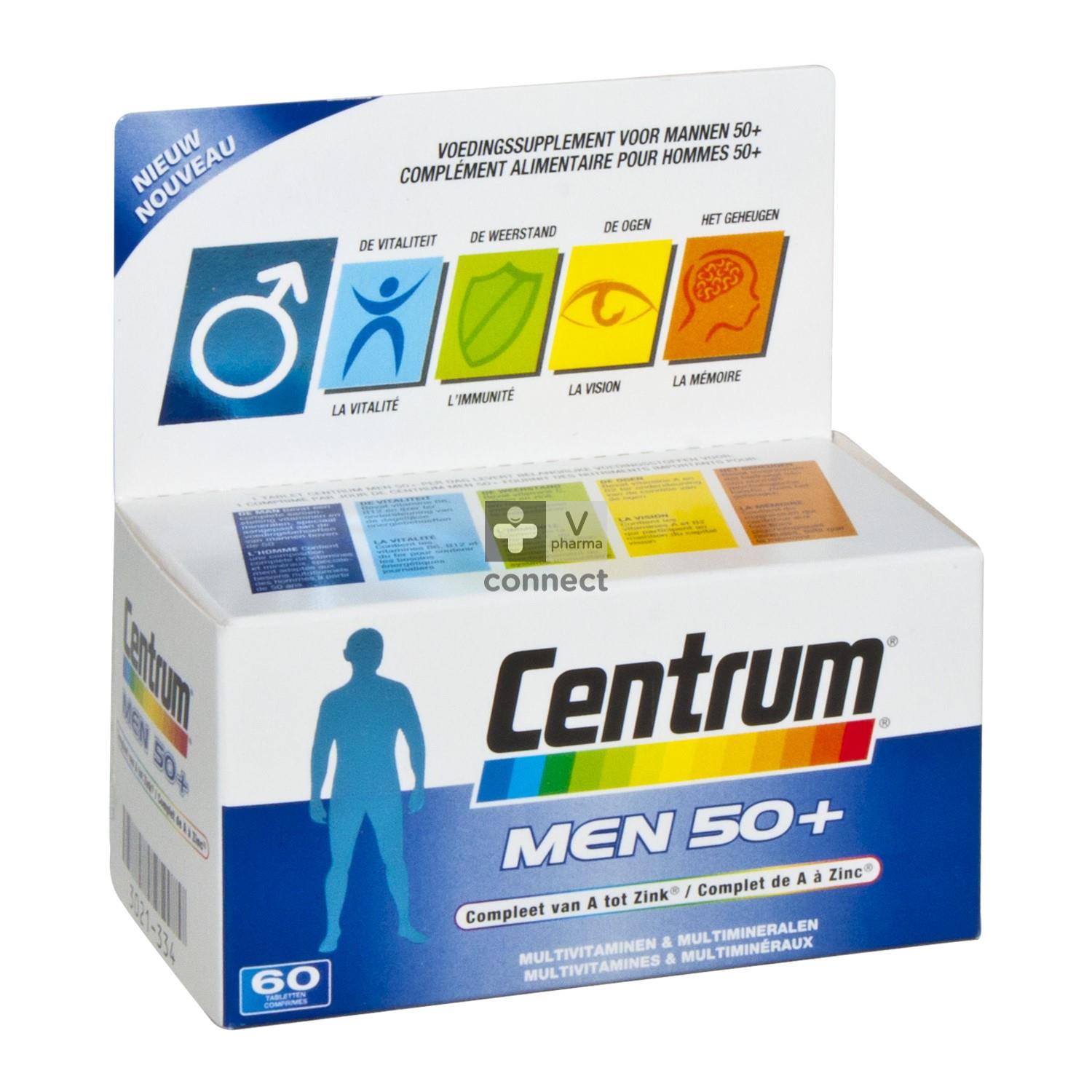 Centrum Men 50+ 60 Comprimés
