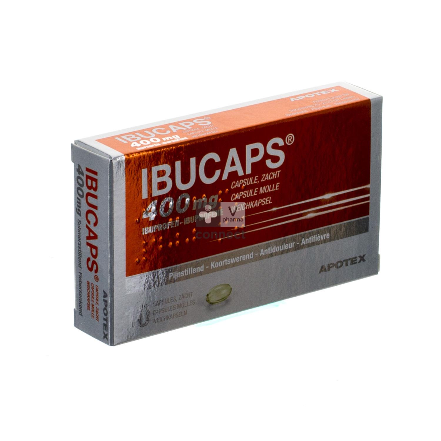 Ibucaps Apotex 400 mg x 10 Comprimés