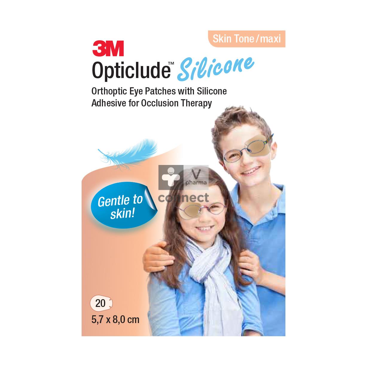 Opticlude 3m Silicone Eye Patch Skin Tone Maxi 20