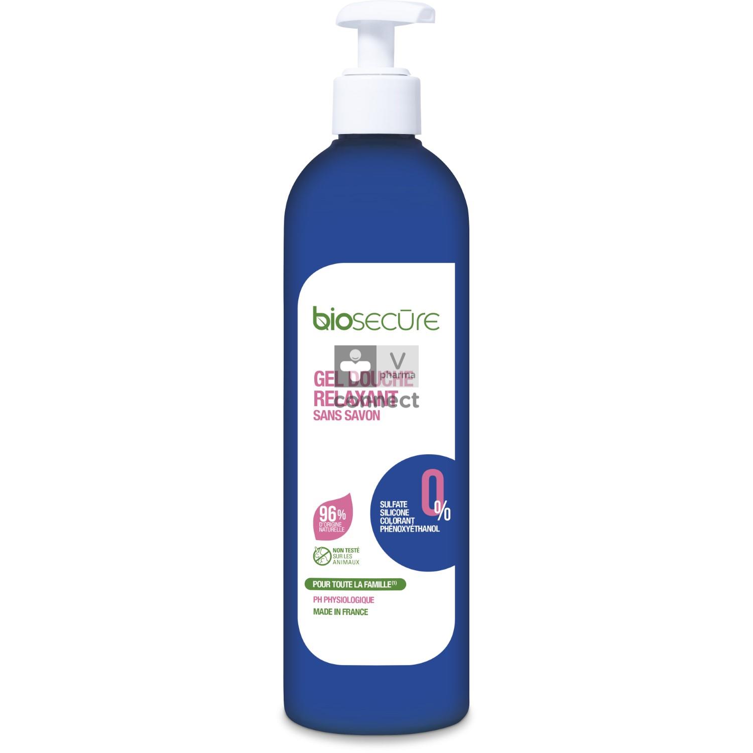 Bio Secure Gel Douche Relaxant Naturel 400 ml