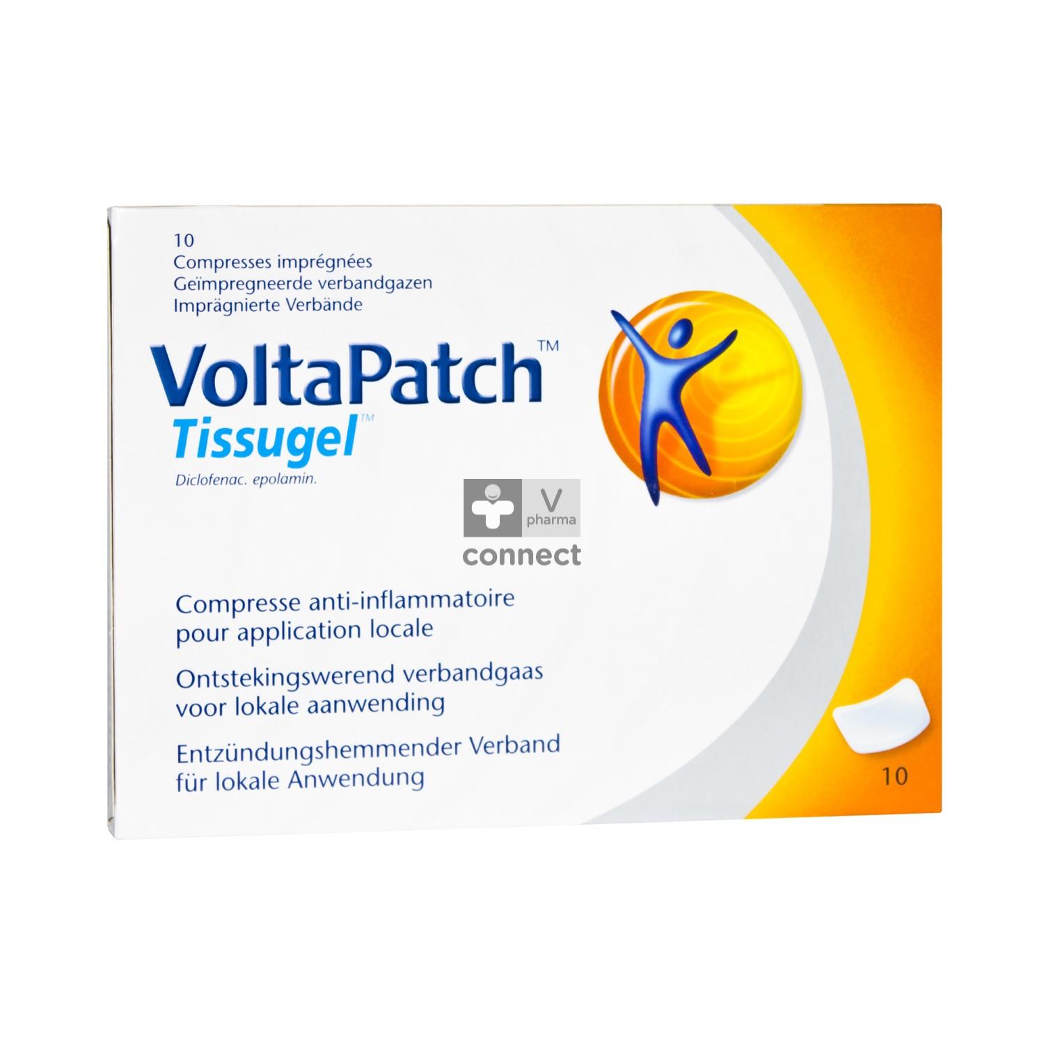 Voltapatch Tissugel 180mg 10 Pieces