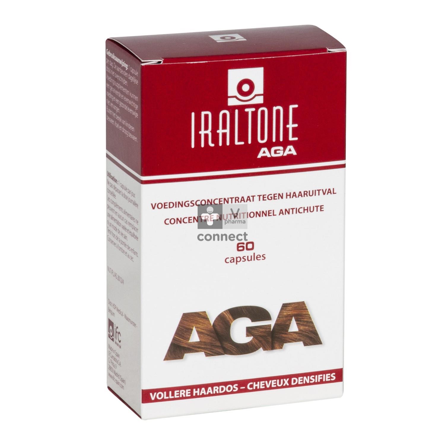 Iraltone Aga Chute Cheveux 60 Capsules