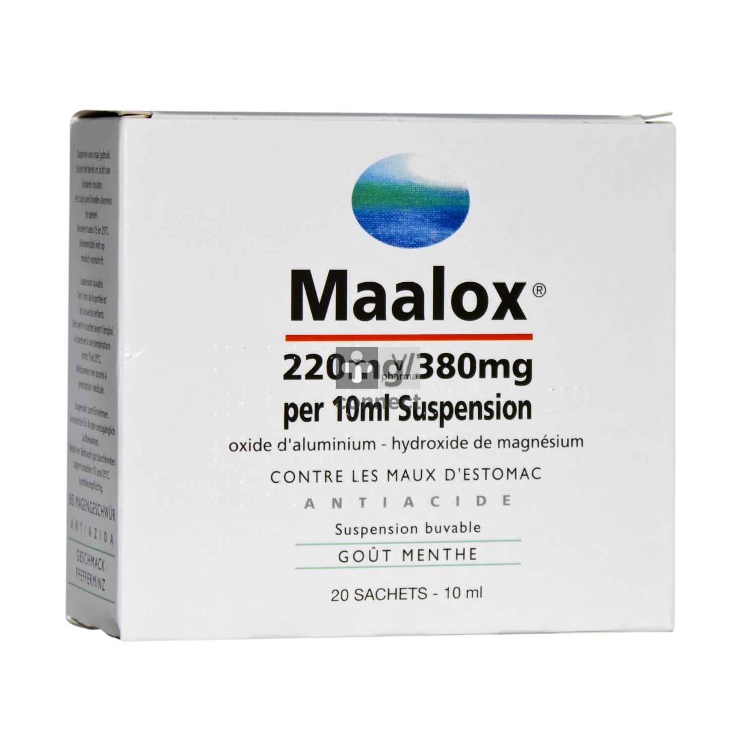 Maalox Suspension Sachets 20x10ml