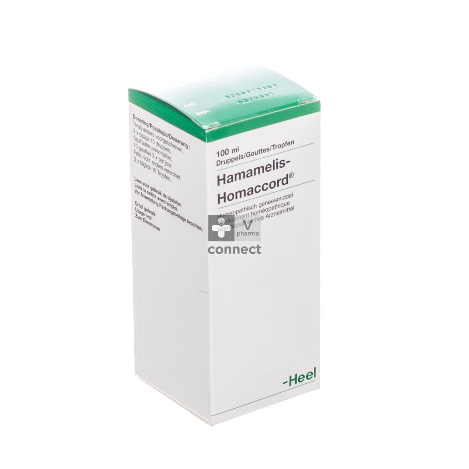 Hamamelis Homaccord Gouttes 100 ml Heel