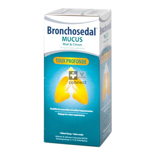 Bronchosedal Mucus 20 mg/ml Miel Citron 150 ml