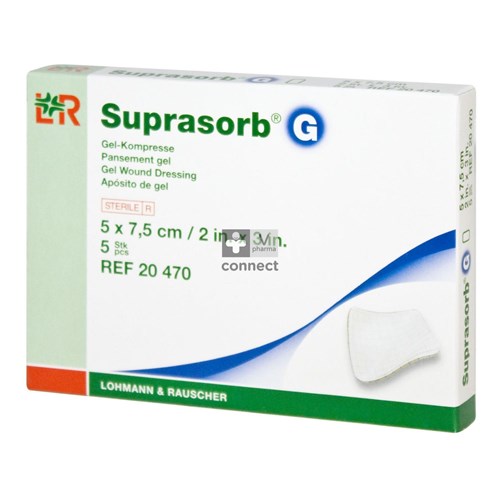 Suprasorb G Pansement Gel 5 x 7.5 cm 5 pièces