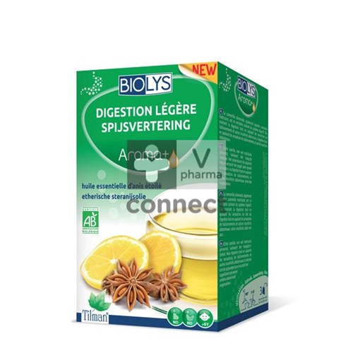 Biolys Aroma+ Tisane Digestion Légère 20 Infusettes
