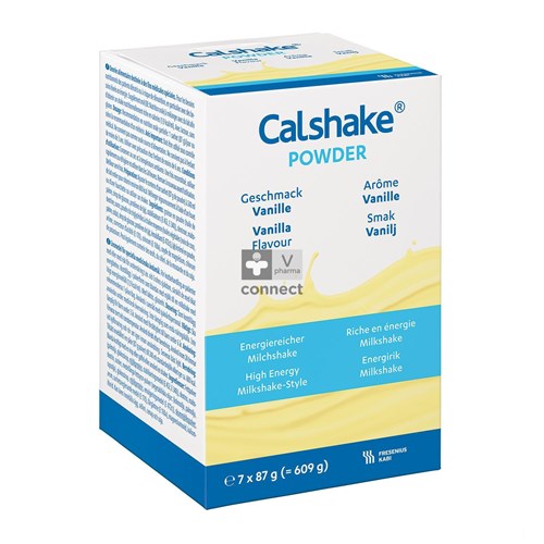 Calshake Vanille 90 g 7 Sachets