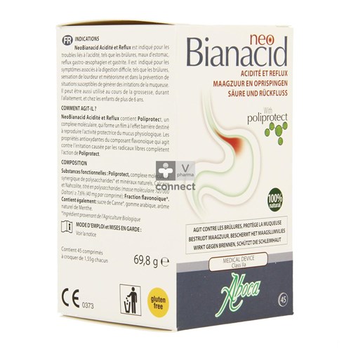 Aboca Neobianacid 45 Comprimés
