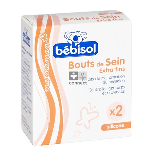 Bebisol Bouts De Seins Silicone 2 Pieces