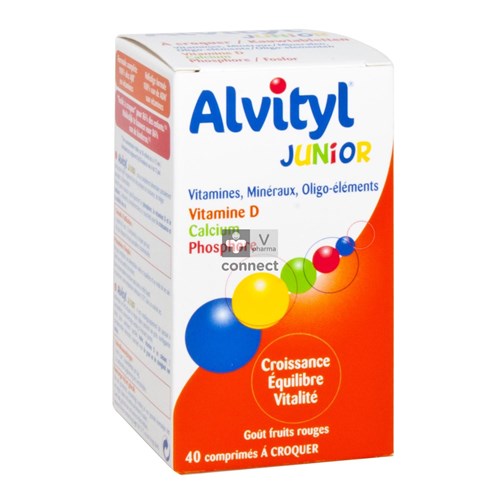 Alvityl Junior 40 Comprimés à Croquer