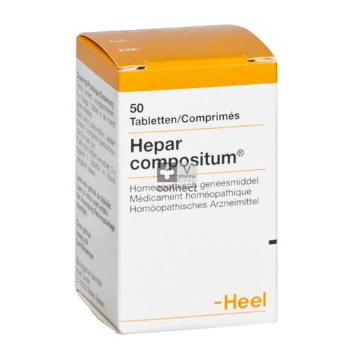 Hepar Compositum 50 Comprimés Heel