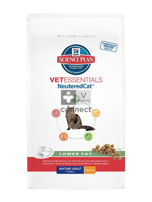 Hills Science Plan Vet Essentials Feline Mature Adult Neutered Cat 1,5 Kg