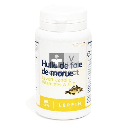 Leppin Huile de Foie de Morue 90 Capsules