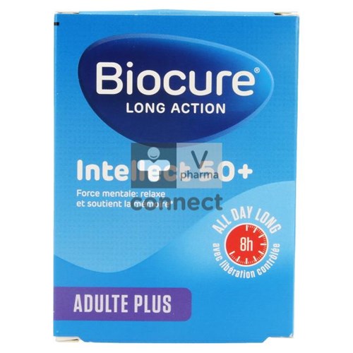 Biocure Long Action Intellect 50+ 30 Comprimés